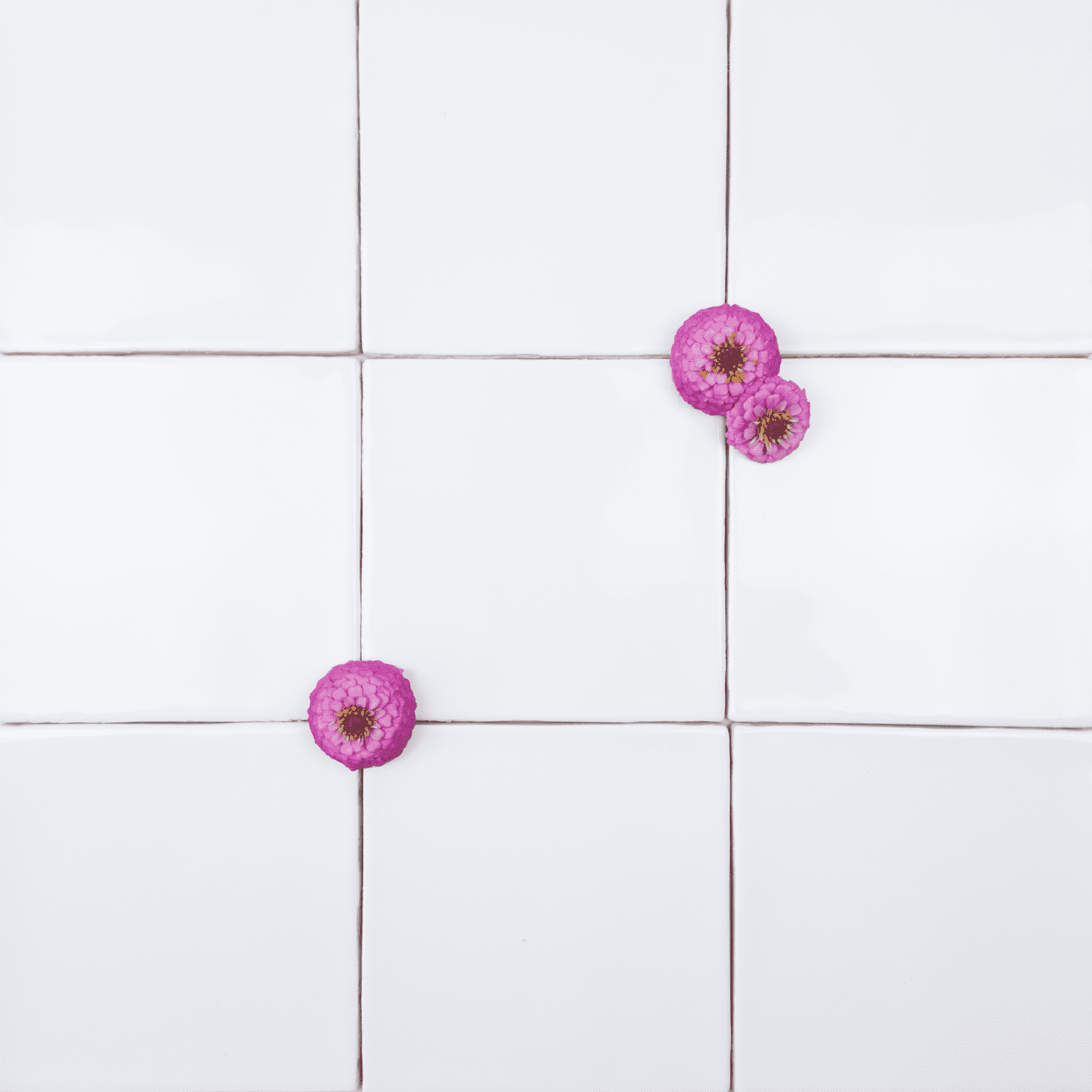 Block Square Tile | White Gloss Irregular Edge - Tile Warehouse