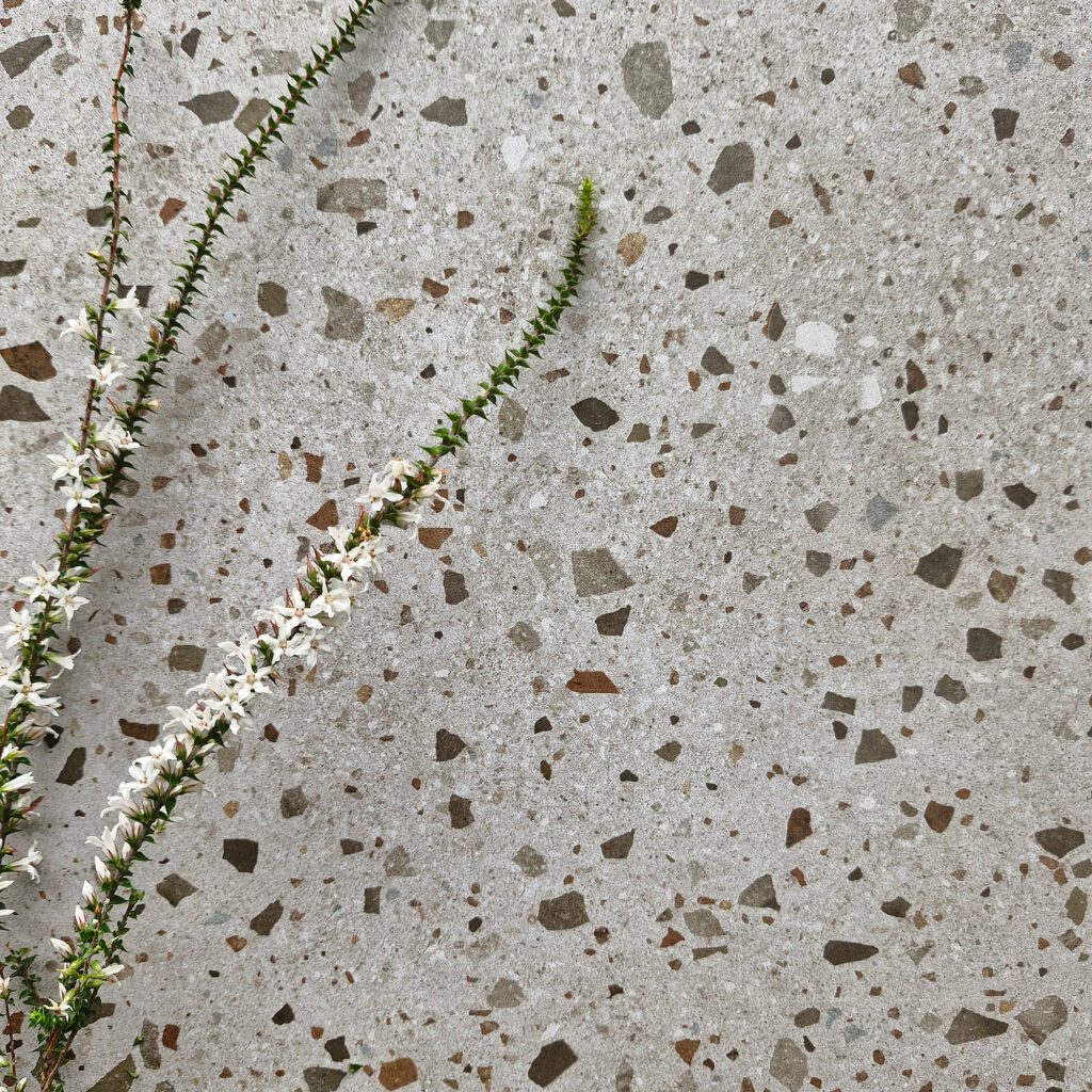 Omega Grey Terrazzo Tile | 300mm x 300mm - Tile Warehouse