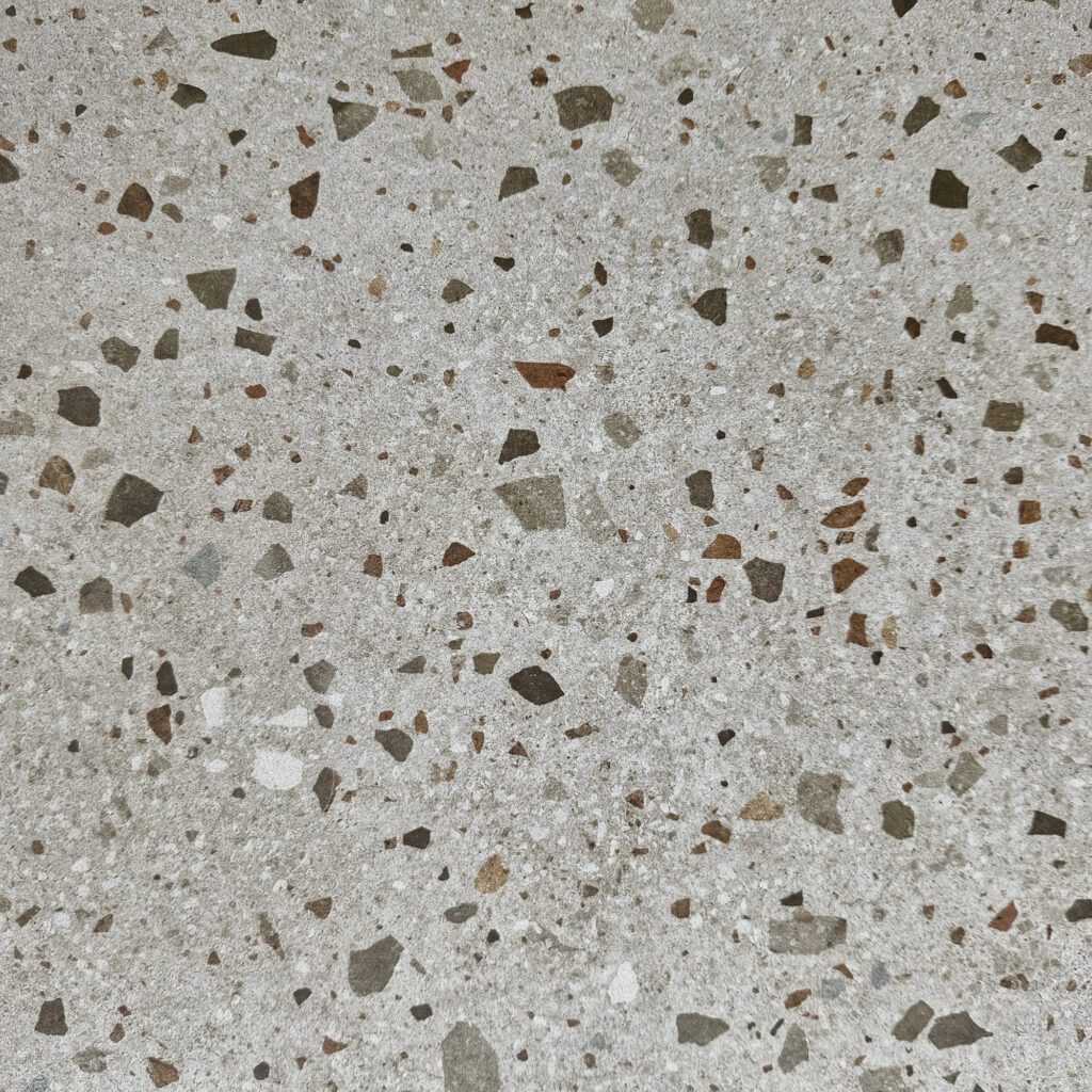 Omega Grey Terrazzo Tile | 300mm x 300mm - Tile Warehouse