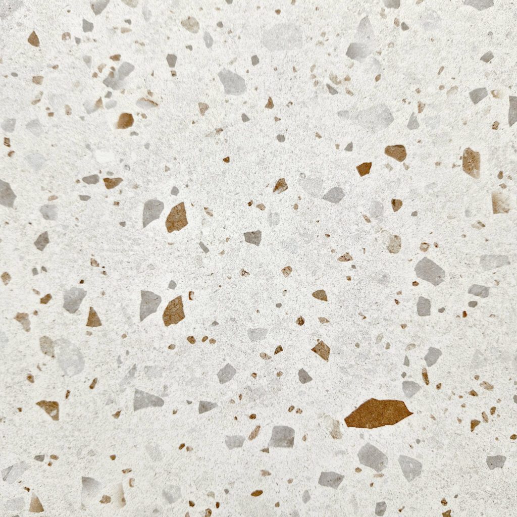 Omega White Terrazzo Tile | 300mm x 600mm - Tile Warehouse