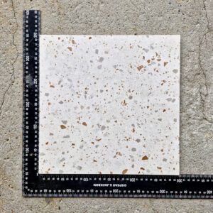 Omega White Terrazzo Tile | 300mm x 300mm - Tile Warehouse