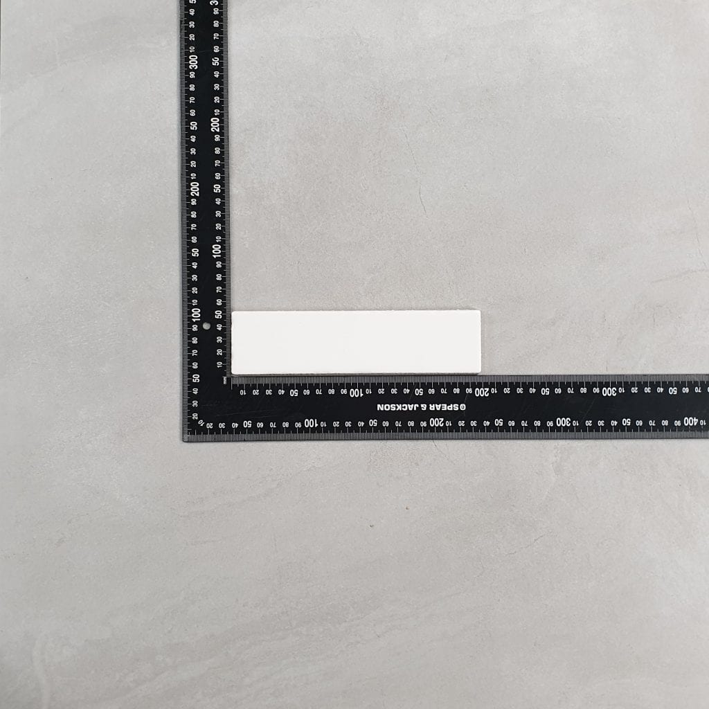 Block Mini Subway Tile | White Matt Irregular Edge - Tile Warehouse