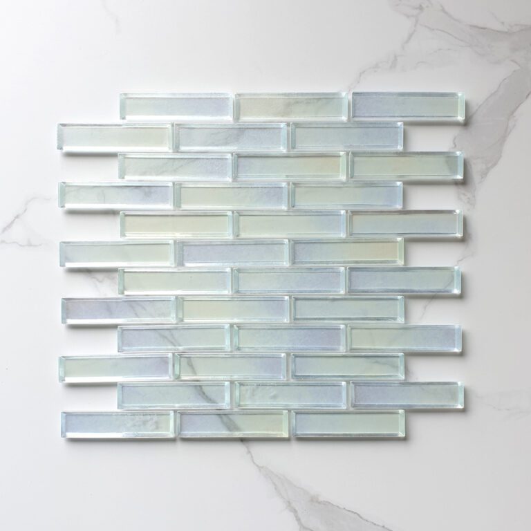 Vision Flicker Ice Glass Mosaic Tile Sheets - Tile Warehouse
