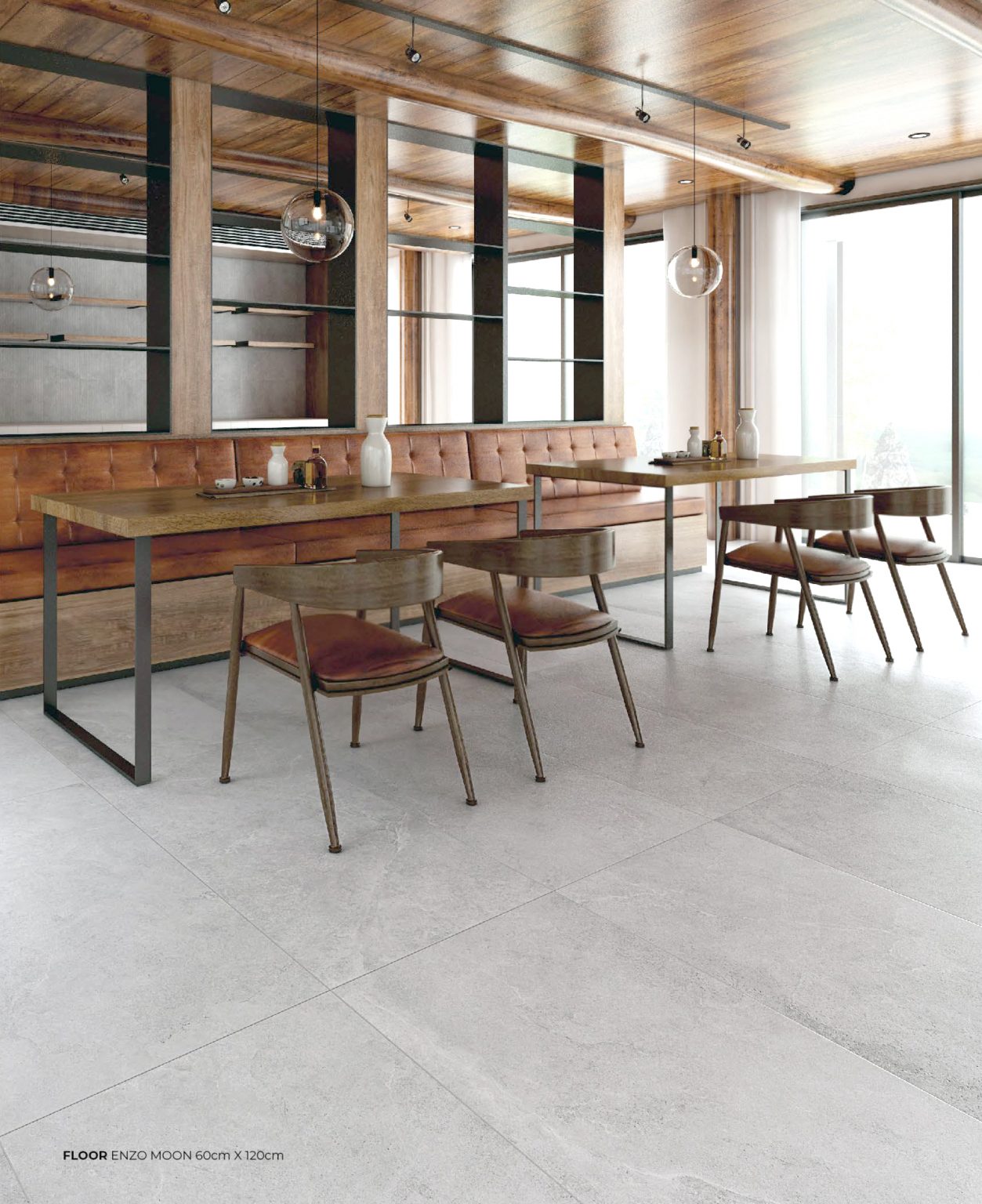 Enzo Moon Matt Tile | 600mm x 600mm - Tile Warehouse
